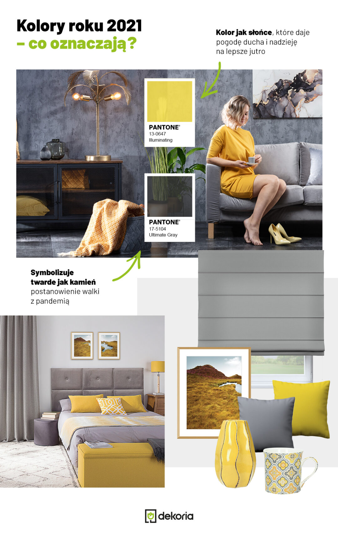 Kolor roku 2021 – zobacz, jak zastosować we wnętrzu połączenie szarego ...
